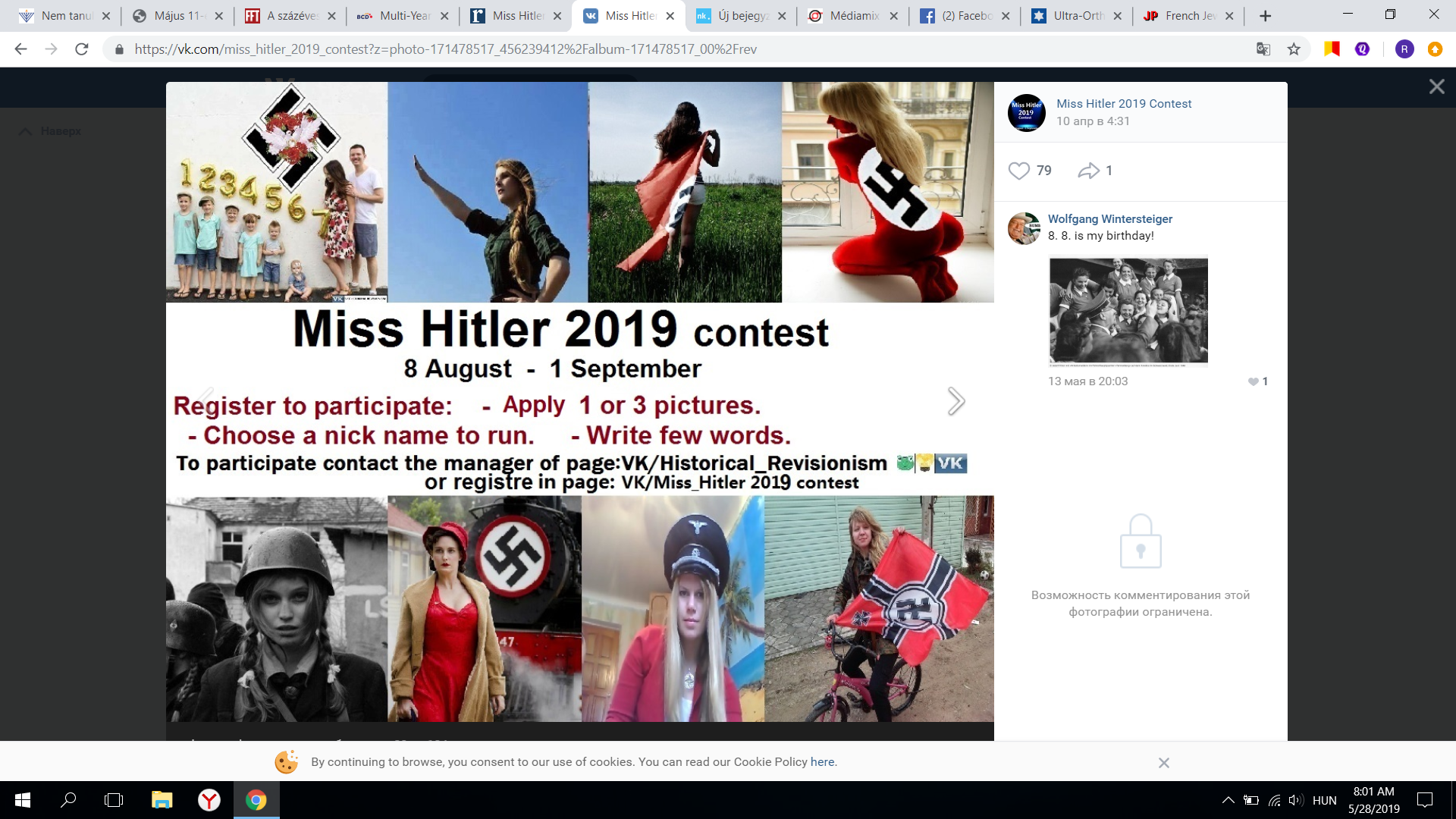 Idén is meghirdették a Miss Hitler szépségversenyt - Neokohn